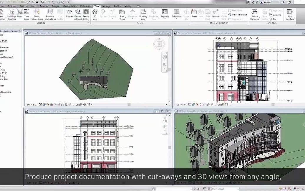 面向建筑设计的 Revit_Revit 建筑软件