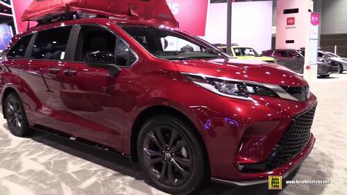 2022年丰田赛那XSE混合动力车 深度体验外观和内饰