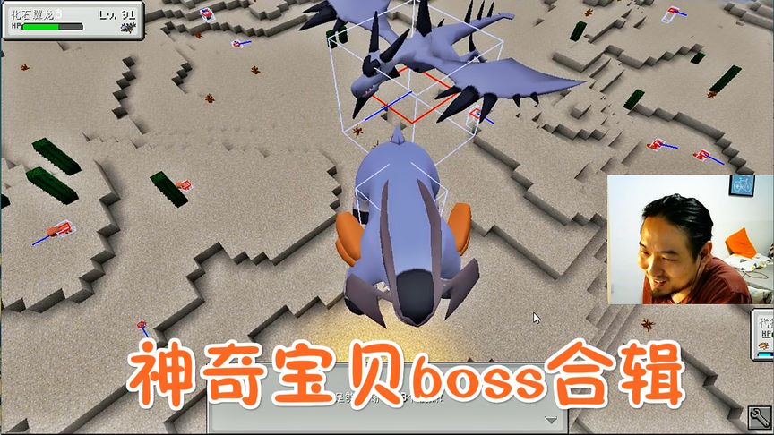 我的世界神奇宝贝46 今天是宠物精灵boss合辑,天上飞的地上跑的