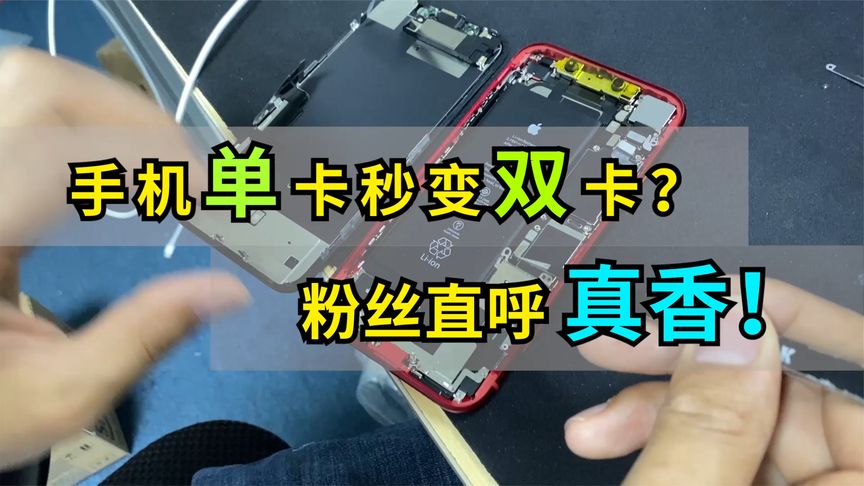 苹果手机单卡秒变双卡?粉丝直呼真香!