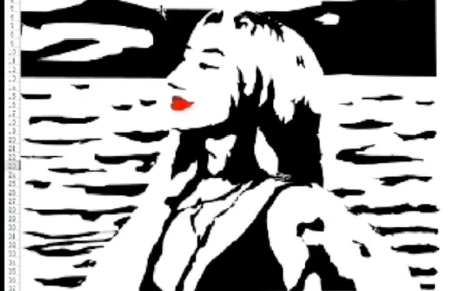 Excel 绘画过程
