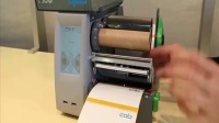 CAB条码打印机的安装操作演示,EOS1机型【高赋码】