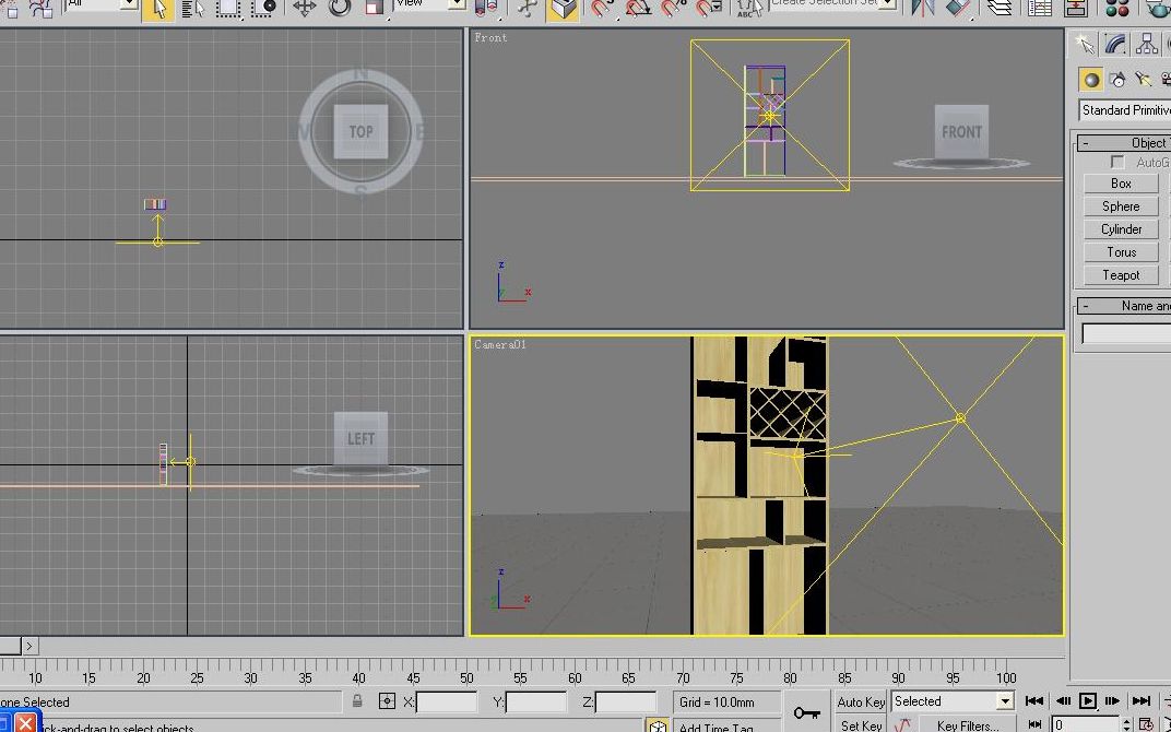 全屋设计第一课:cad酒柜图纸导入 3dmax制作模型一、二