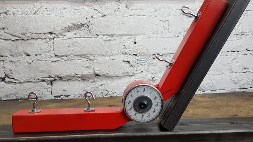 老外教你如何自制可调角度的磁铁焊接直角定位器的制作方法