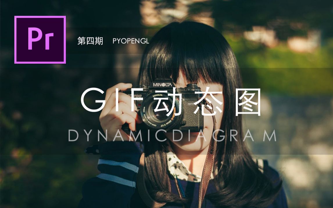 【简单学】第四期:如何用PR做一个gif动图