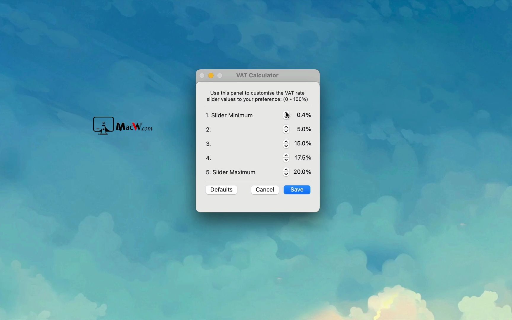 增值税计算器VAT Calculator for Mac
