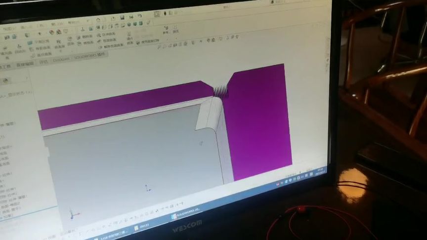 SOLIDWORKS钣金圆孤包角展开#圆孤 #钣金 #钣金拆图