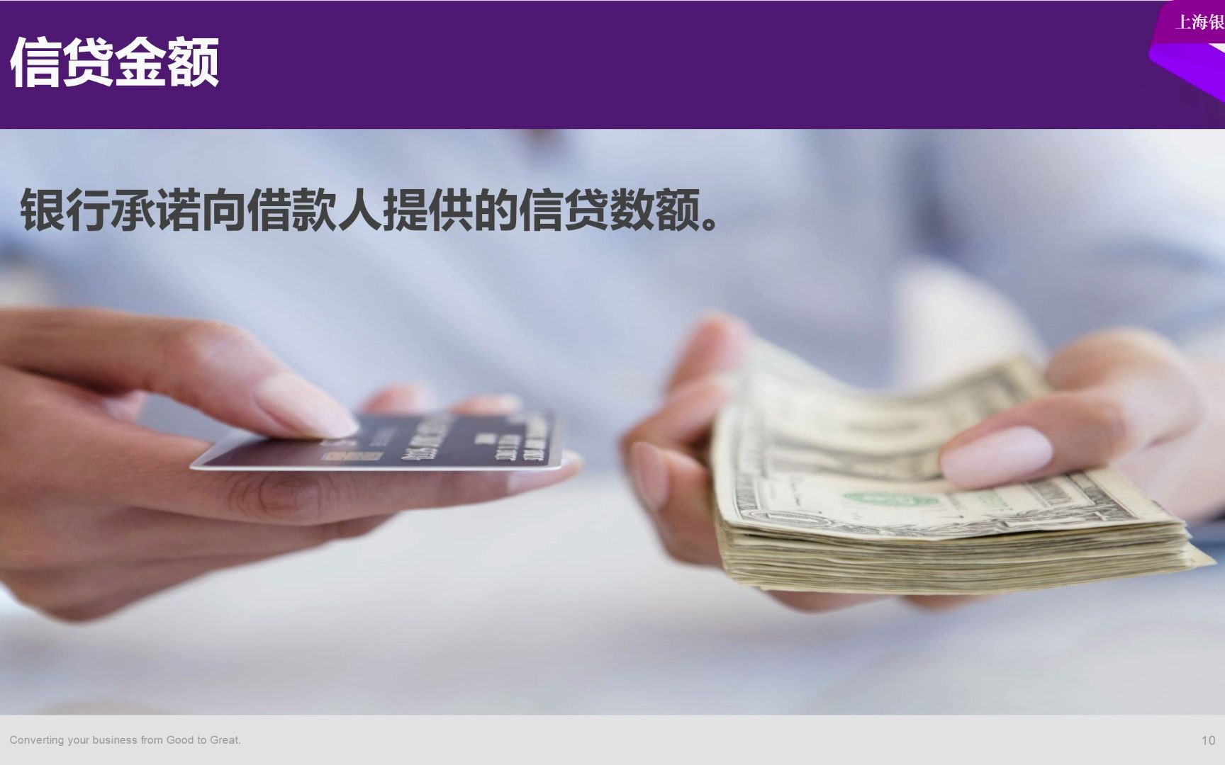 CCRA信贷管理理论与实务-银行信贷的基本概念