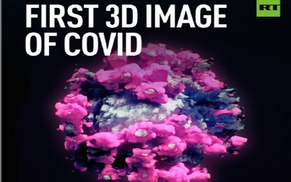 新冠病毒的首个3D图像曝光:像一颗残败不堪的星球【新冠病毒究竟长...