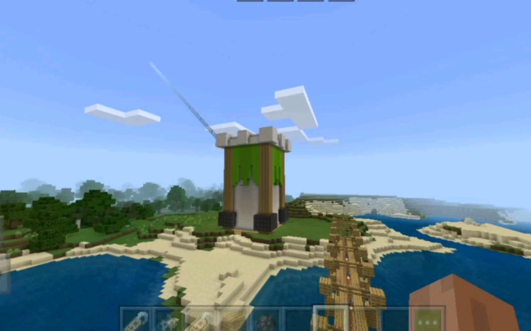 我的世界创造展示1:箭塔