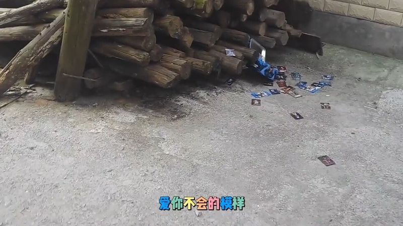 捡到奥特曼卡片了!
