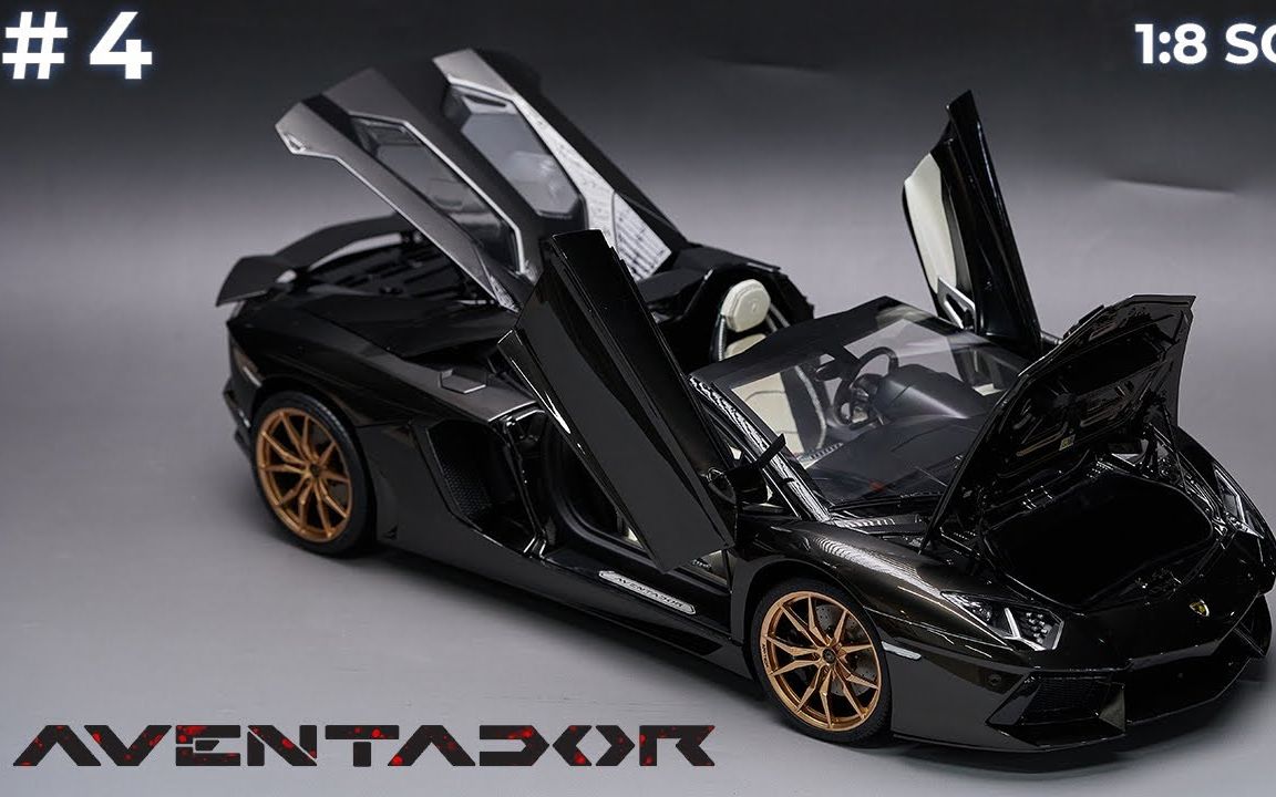 ...Pocher 1/8 兰博基尼 Aventador LP 700-4 汽车模型涂装制作——第三期