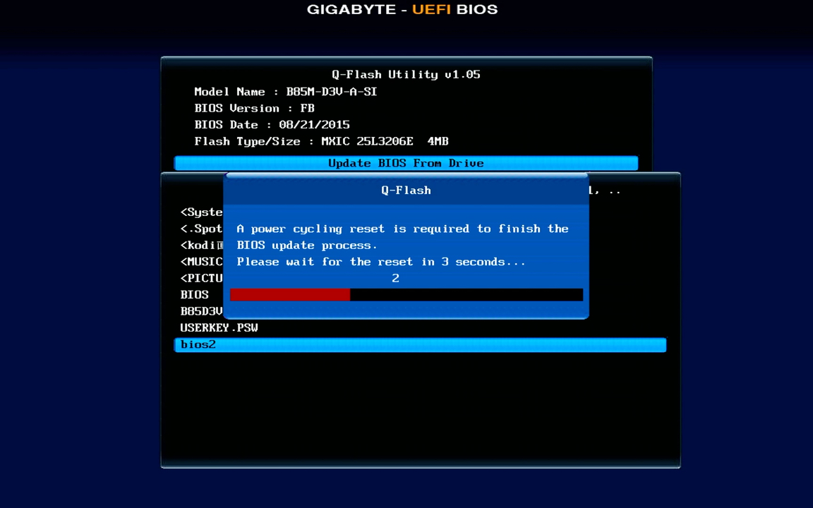记:技嘉b85刷bios