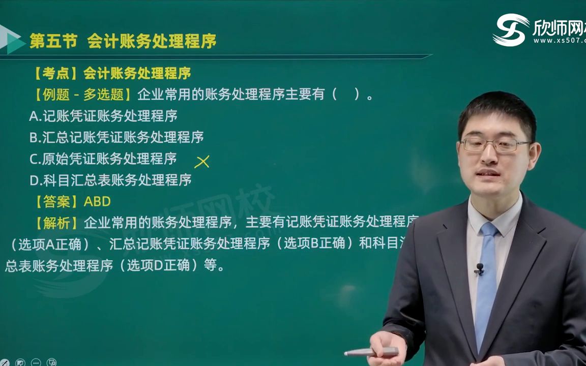 ...、第二章 第五节 会计账务处理程序-第七节 政府会计基础医考教资财会
