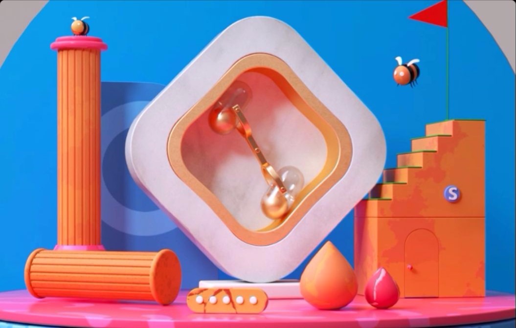 【C4D教程】基础表达式 制作循环动画 | 基础篇