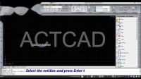 ActCAD│TEXT EXPLODE