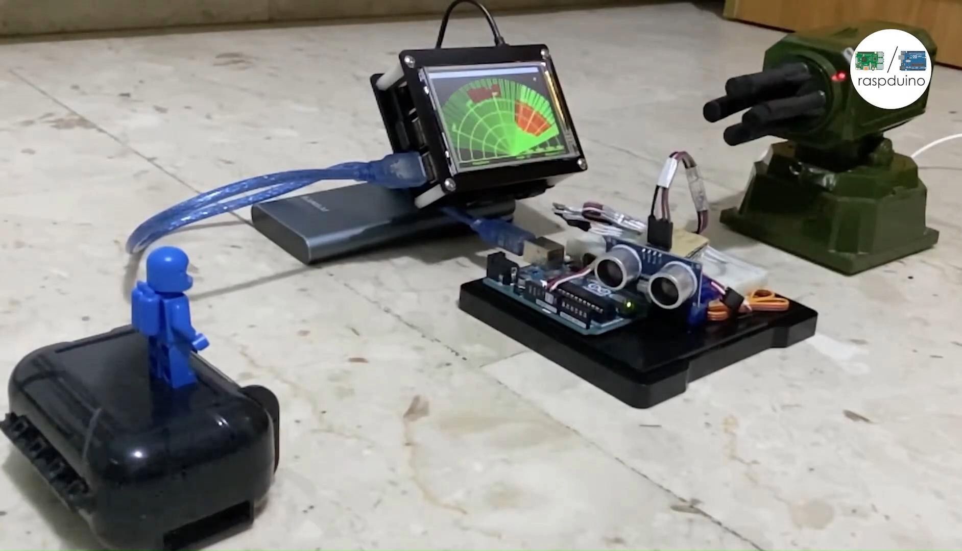 Arduino导弹防御雷达系统教程