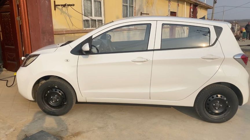 2022年1月3日长安奔奔国民版冬天续航(零下五度左右)