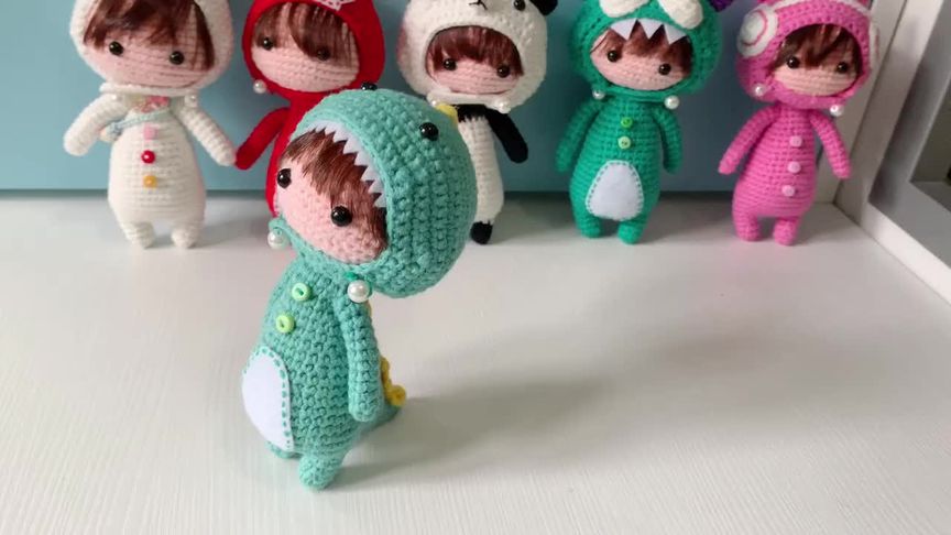 #钩针玩偶 #手工制作 #手工毛线编织 #手工diy