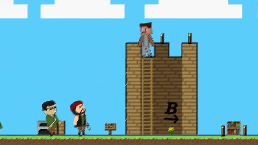 CS:爆笑动画之——当一群T乱入到我的世界会发生什么?