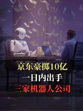 #京东 豪掷10亿,一日内领投三家#机器人公司 。按出资比例计算,京东...
