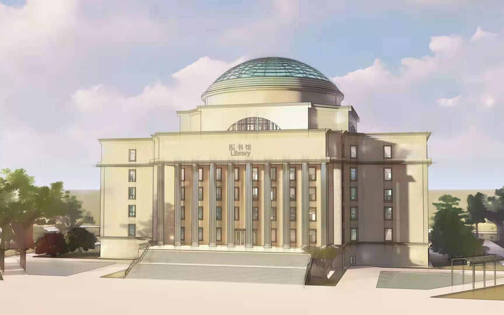 以长春建筑学院为例,讲解建设项目的划分