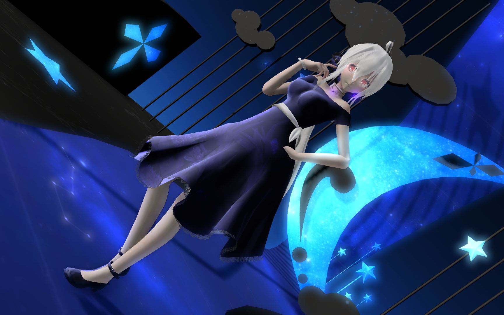 【MMD】 简单的连衣裙,弱音还是美美哒