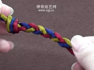 龙结手工中国结基本结DIY手工绳结编织三股辫四股辫基础教程