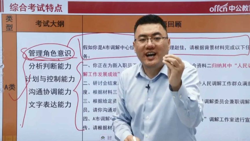 辽宁事业单位考试中综合A类考什么,有哪些题型