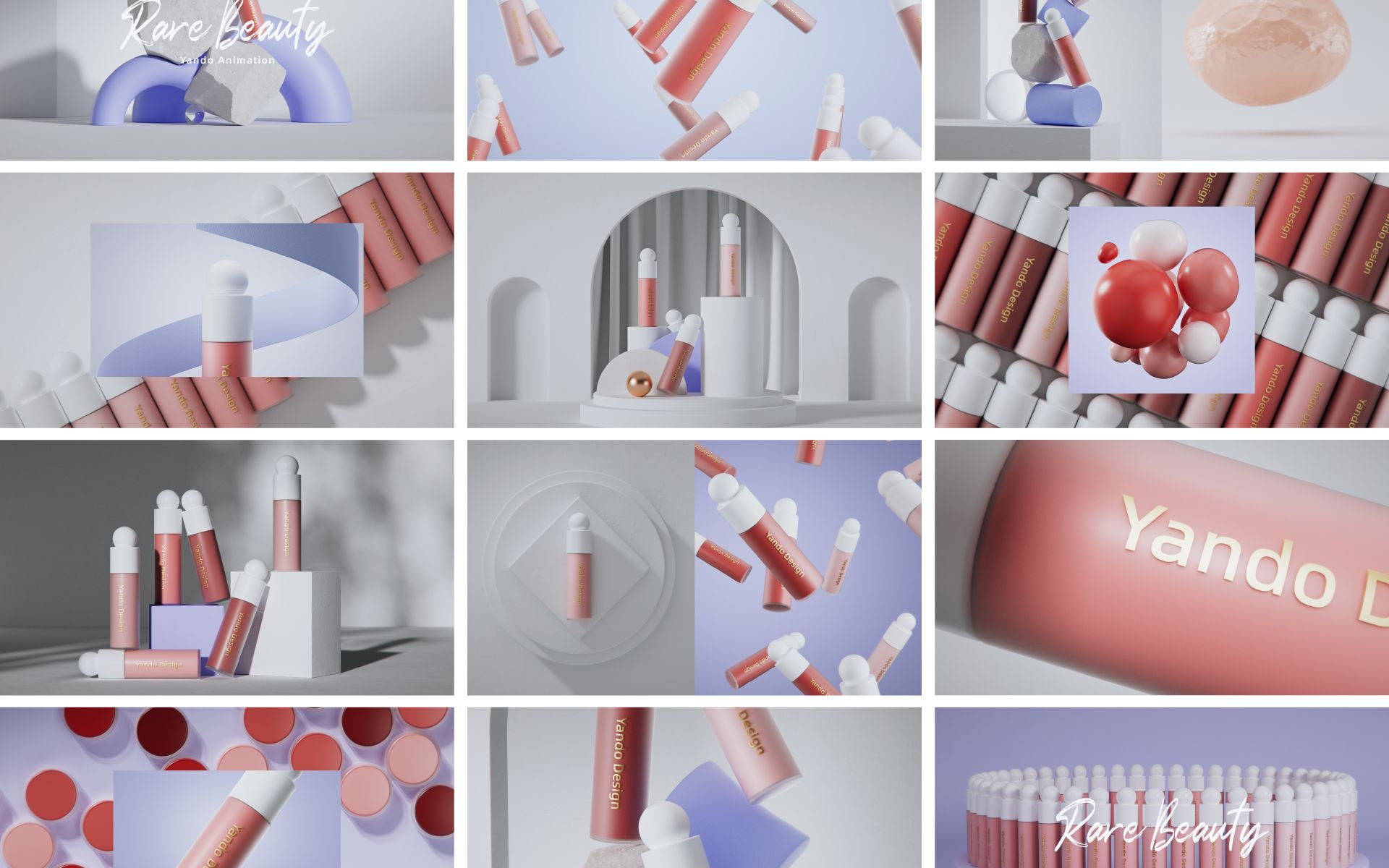 【C4D动画】粉底液渲染