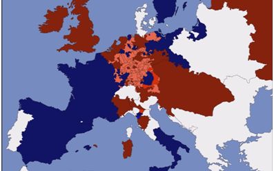 【历史地图】奥地利王位继承战争