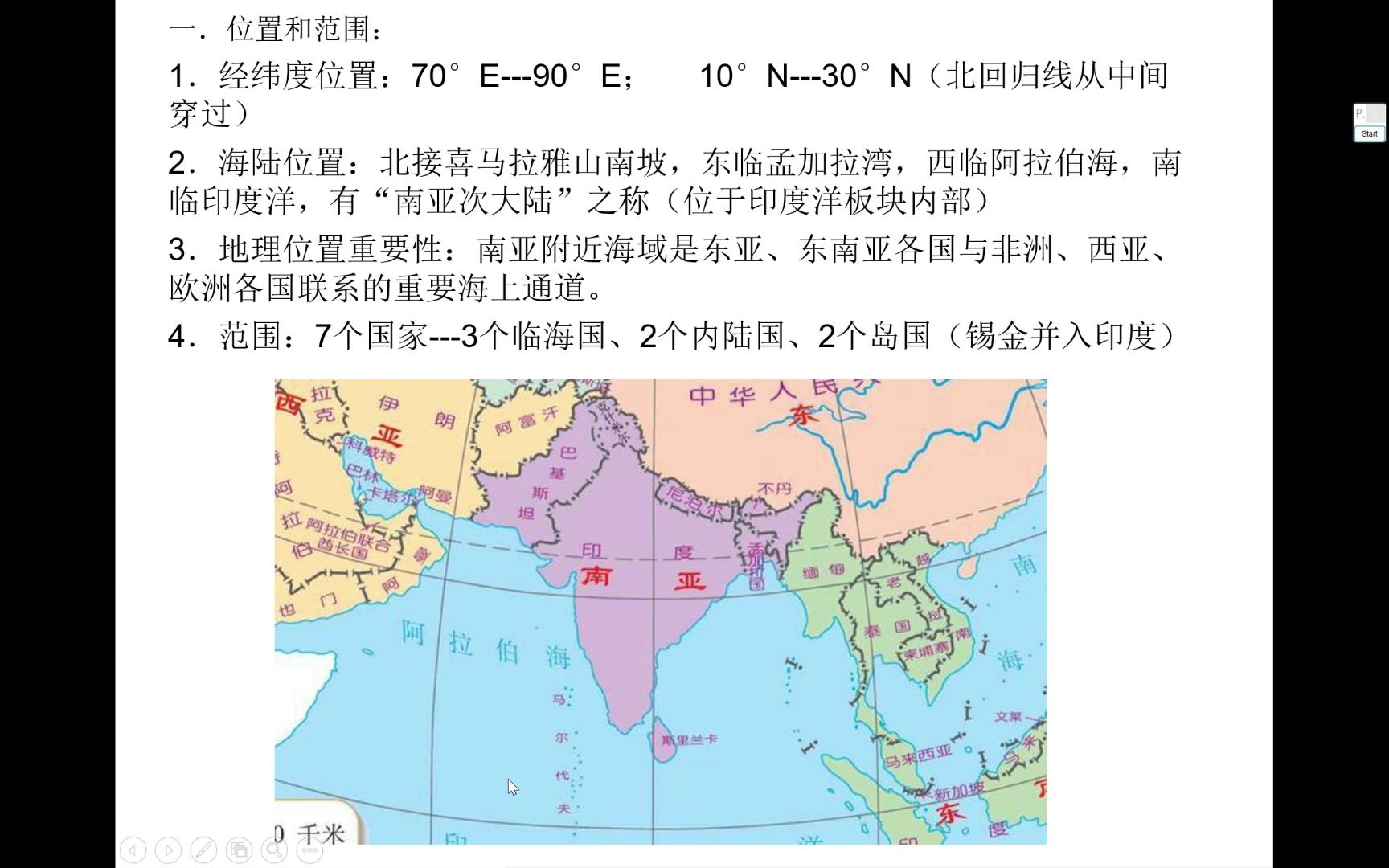 区域地理--南亚