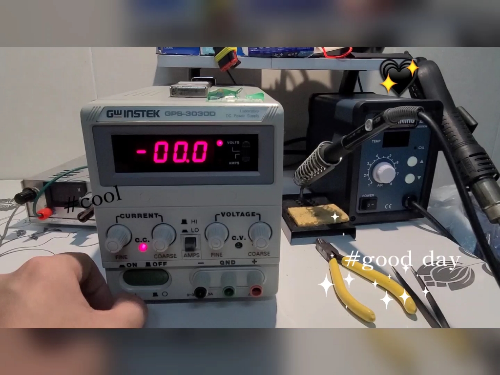 固纬GPS-3030D线性可调电源维修打理-电位器更换