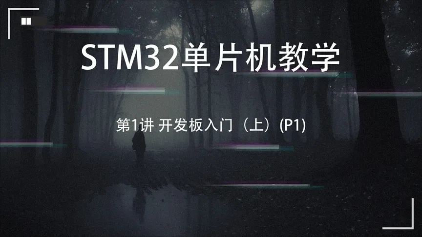 STM32单片机教学第1讲 开发板入门(上)(P1)