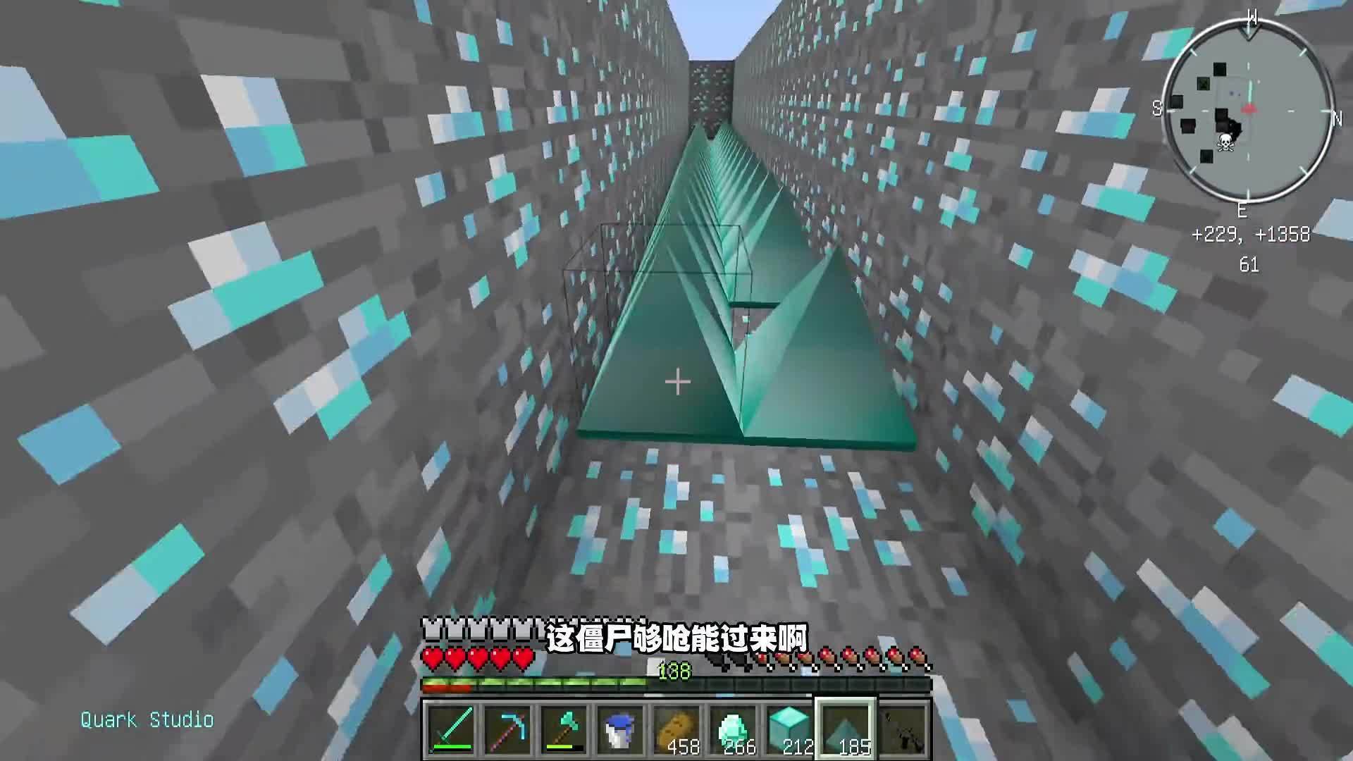 我的世界 我的世界 小豪宝可梦 惊变钻石大陆4:这么多钻石地刺堪称...