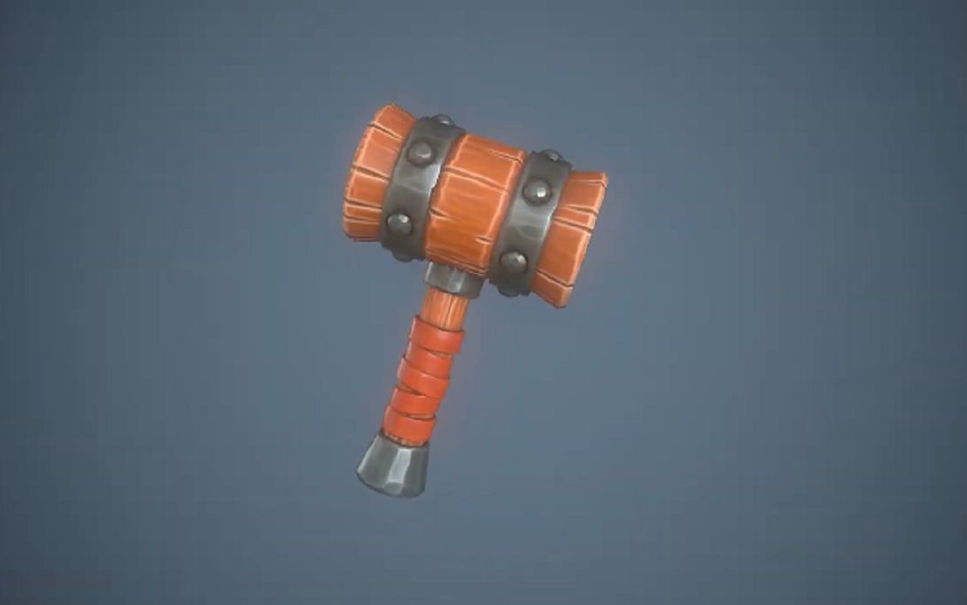 锤子模型制作全过程,可以让3D建模新手从入门到放弃【3dsmax、...