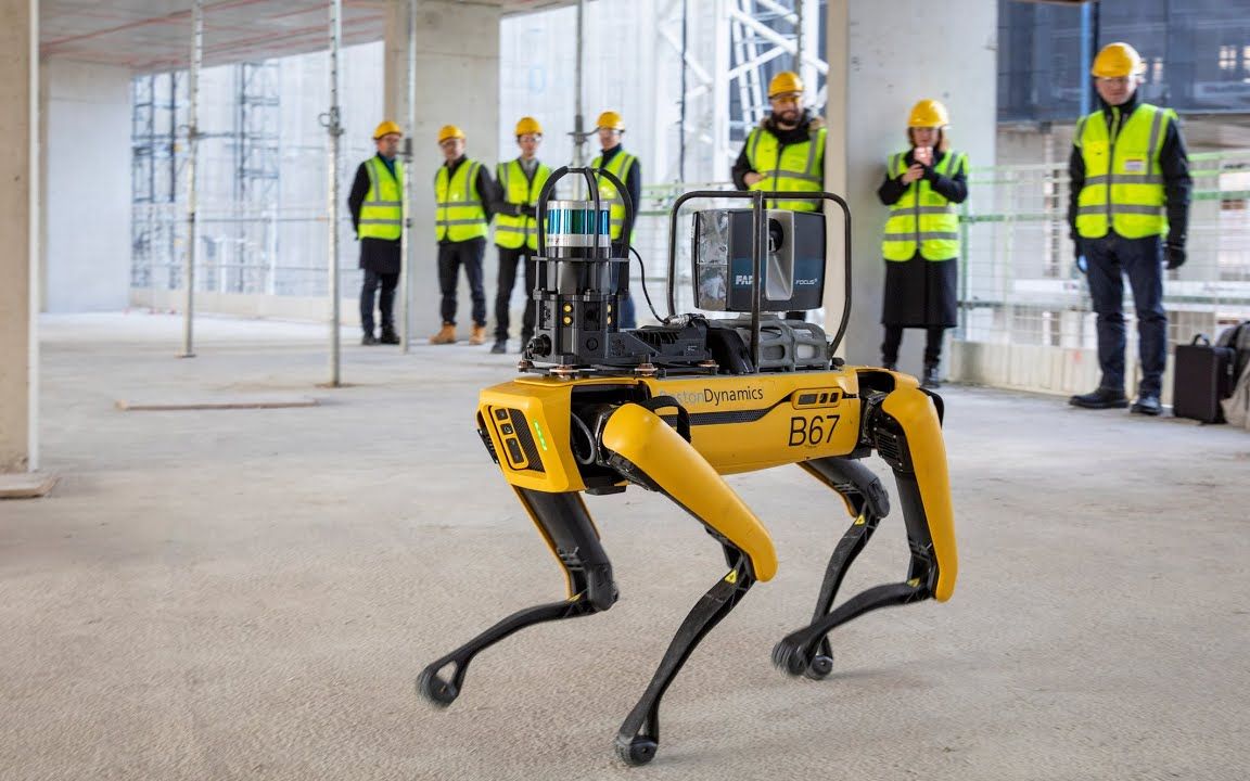 ...波士顿动力狗合作研发的最新黑科技,人工智能建筑施工扫描与设计比对