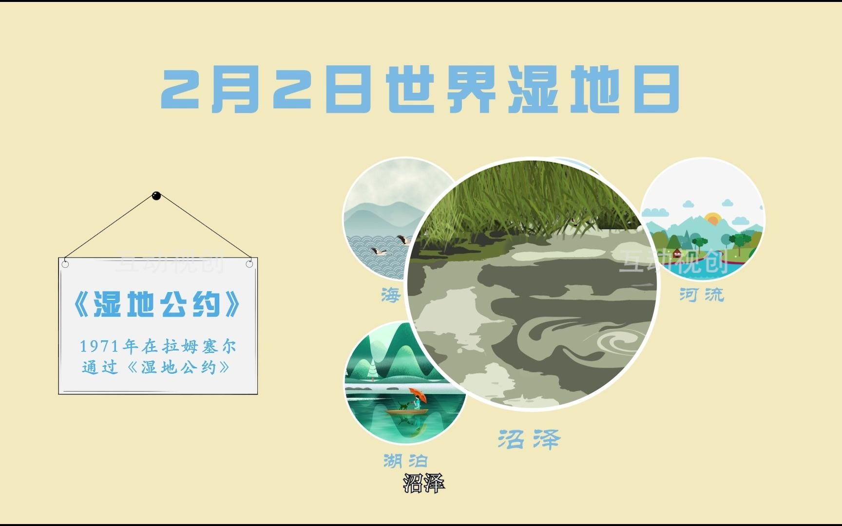 “为了世界的和平,为了防止宇宙被破坏!”让我们牢记2月2日世界湿地...