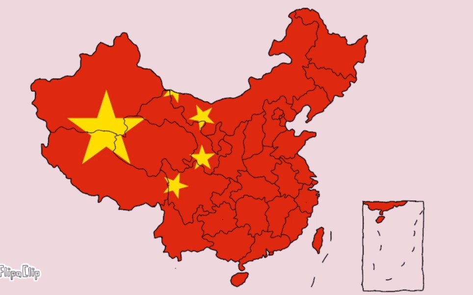 中国省份地图动画