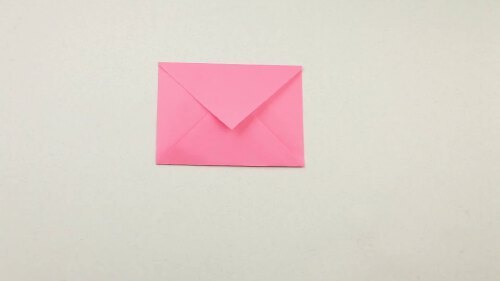 今天我们来折叠一个信封!