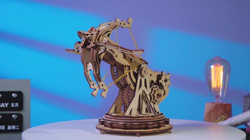 三星难度的3D木质攻城弩,等比例复刻战具外观