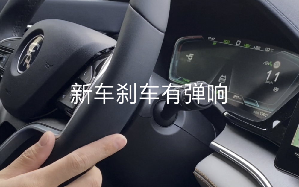 新提的比亚迪宋plus dmi刹车弹响 自动紧急制动受限 新车一个月不到 ...