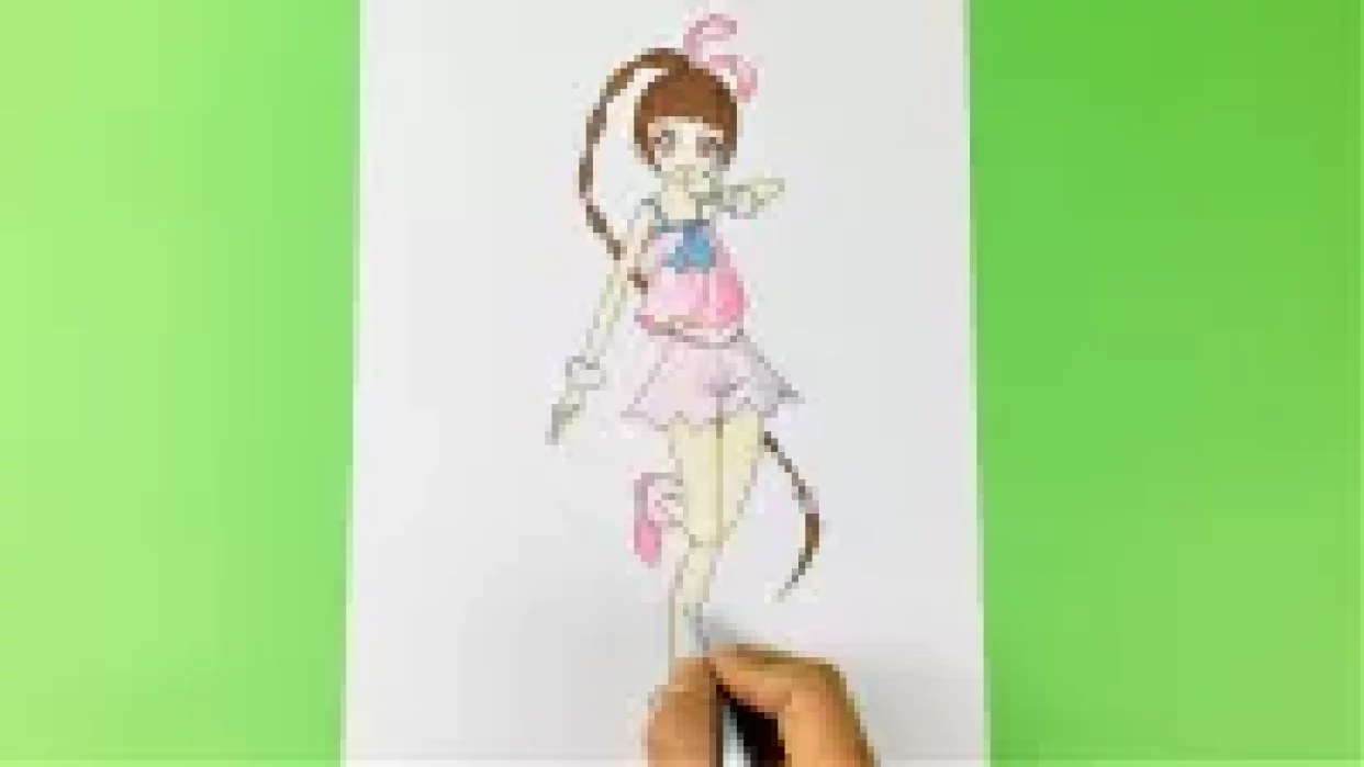 手绘斗罗大陆小舞简笔画 小伙伴你喜欢的漫画版小舞来啦
