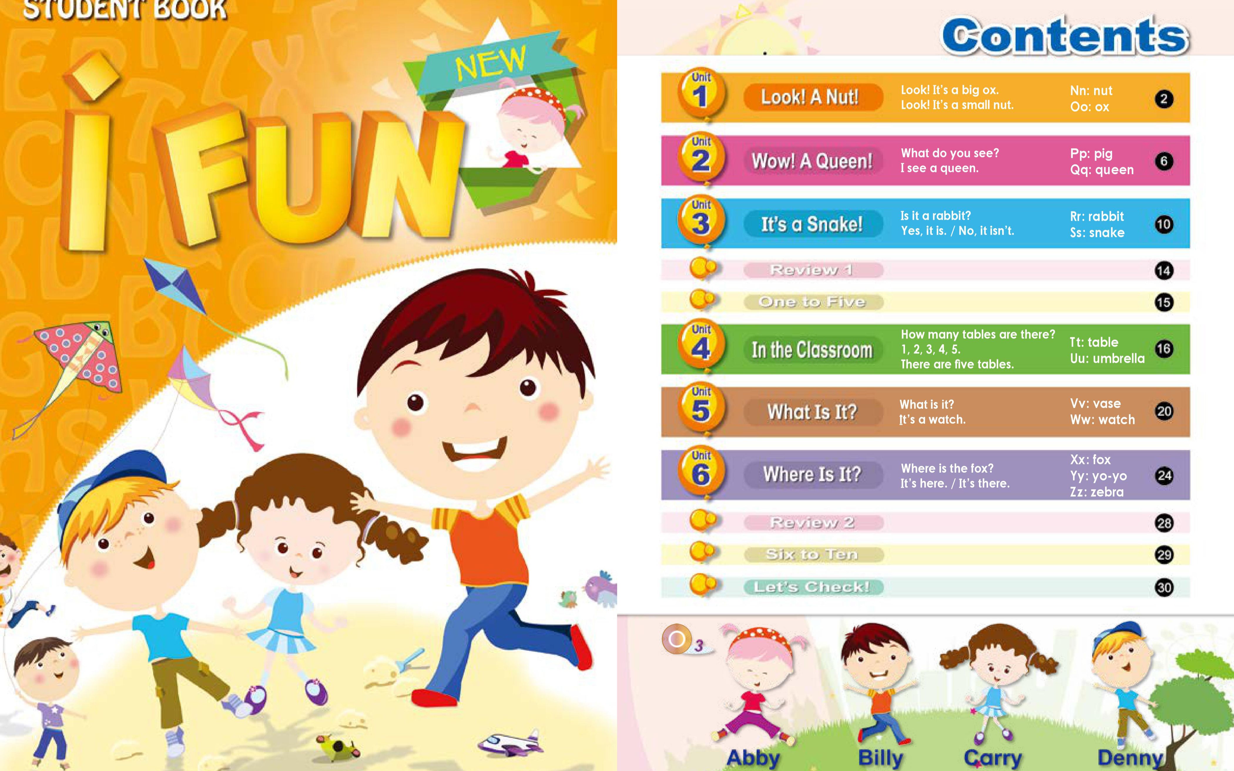 幼儿英语课程《I fun》教材2级别:在教室