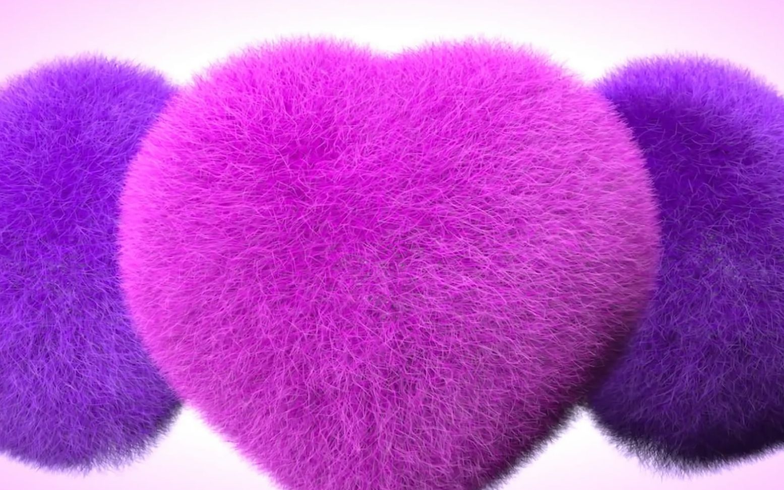 Cinema 4D C4D教程 用C4D毛发对象制作一个粉色毛发爱心视频教程...