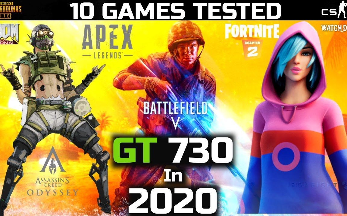 GT730在2020年能玩什么游戏?丨10个游戏基准测试