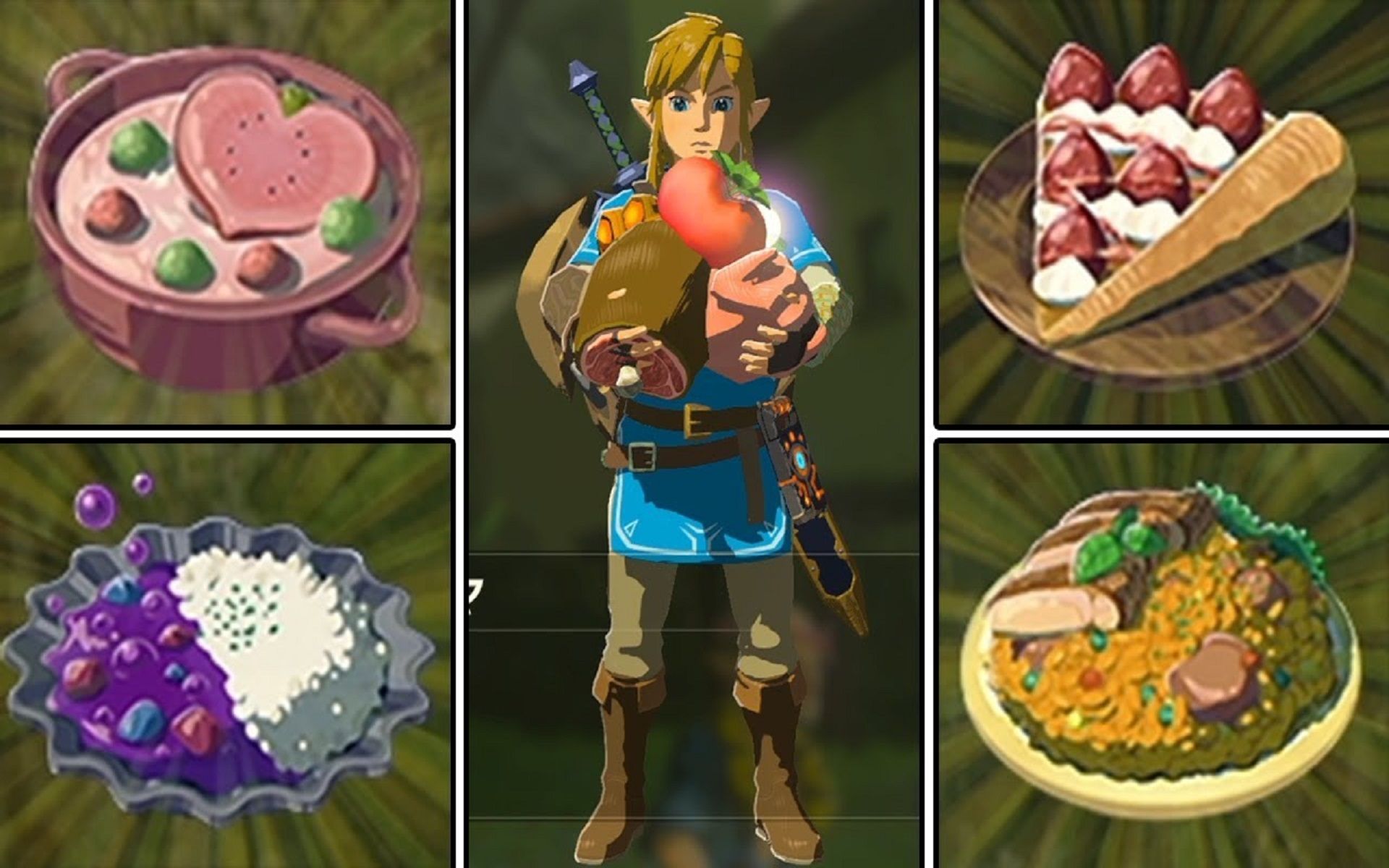 《塞尔达传说 旷野之息》里的所有料理食谱展示及汇总(王国之泪即将...