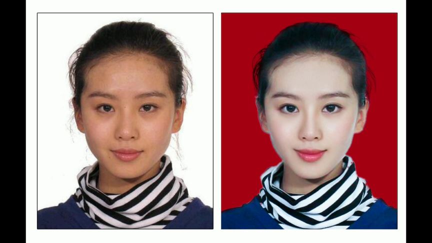 Photoshop 如何修出最美证件照 ps换照片背景