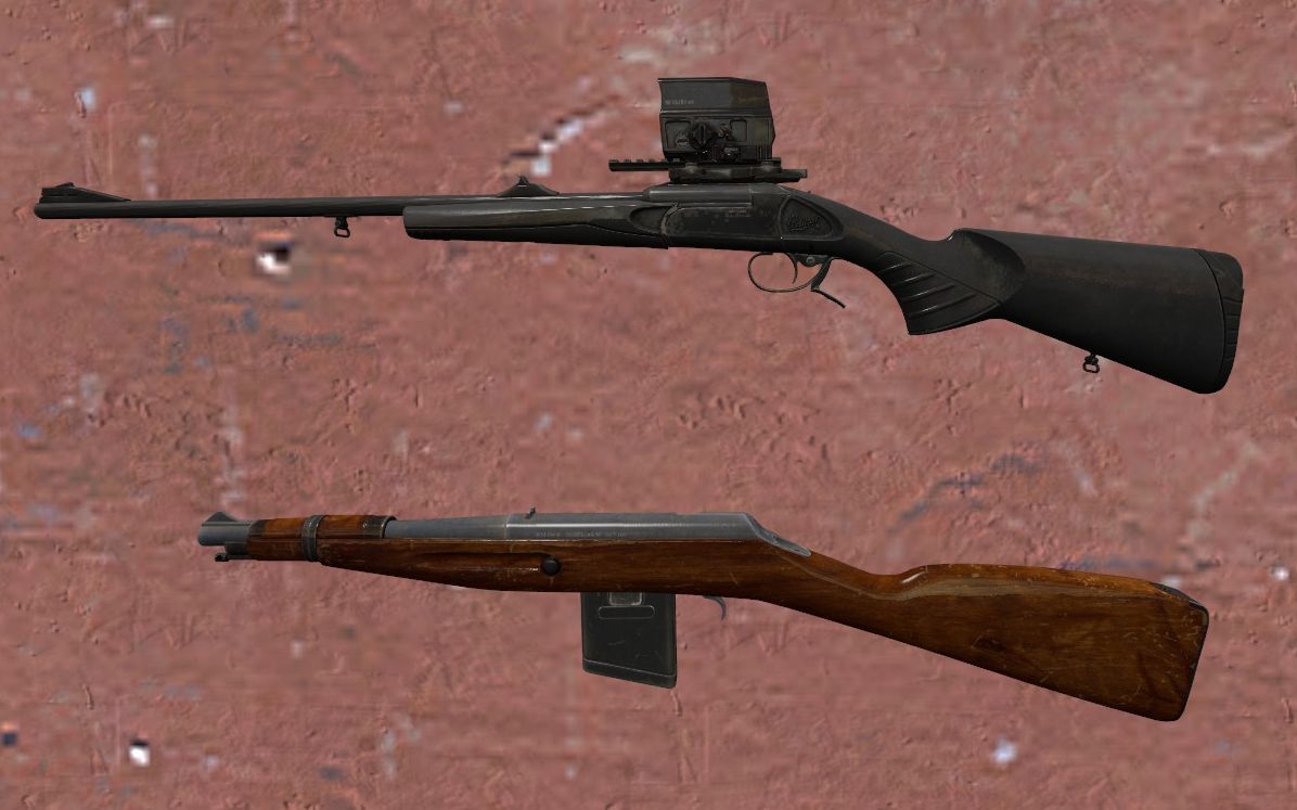 【GMOD】模组推荐:塔科夫中的TOZ-106和MP-18_GMOD_演示