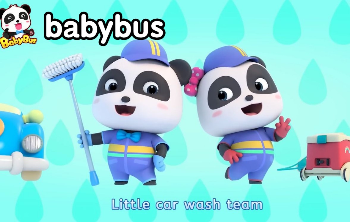 abybus幼儿英语动画系列 | Car Wash Song